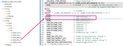 how to use stmicroelectronics classic usb device m