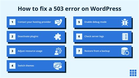How To Fix WordPress 503 Errors And Restore Your Website