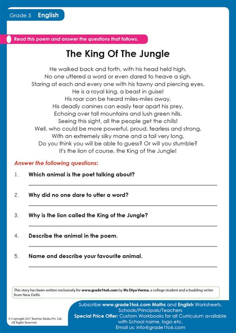 Unseen Comprehension Passage For Class 10