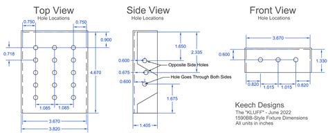 Keech Enclosure Drill Jig 1590bb Machines And Tools Drilling Tools Electronic Parts