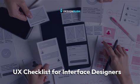 UX Checklist For Interface Designers DesignRush