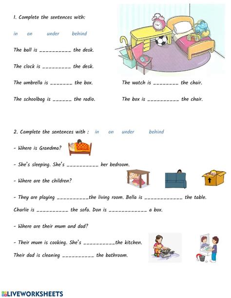 Prepositions Of Place Online Worksheet For Beginnerpre A1 You Can Do Prepositions Of Place Online Worksheet For Beginnerpre A1 You Can Do