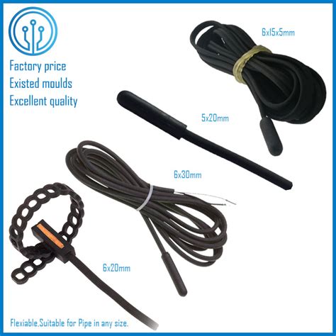 Ip68 Watertight Tpe Ntc Thermistor Temperature Sensor 10k 3435 3950 3977 Thermistor