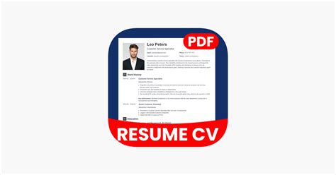 ‎cv Templates Resume Maker On The App Store