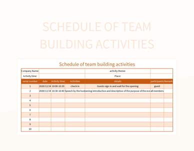 Free Team Templates For Google Sheets And Microsoft Excel Slidesdocs