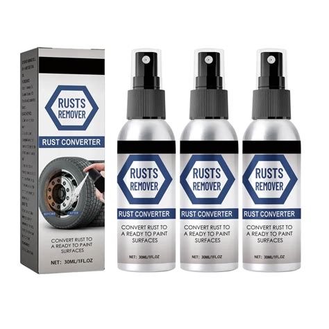 Metal Rust Remover Spray Powerful Rust Dissolver For Automobile