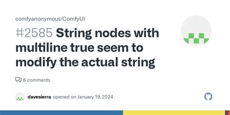 String Nodes With Multiline True Seem To Modify The Actual String