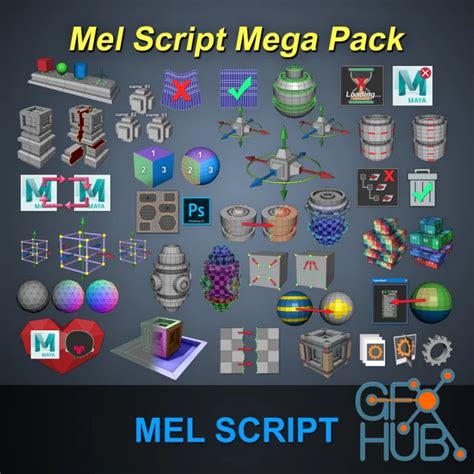 Autodesk Maya Malcolm341 All Mel Script Pack Latest Update Gfx Hub 2