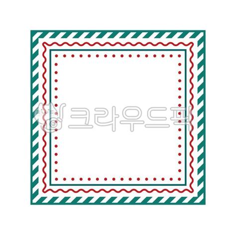 크리스마스 틀 배경 테두리 홀리데이 사진이미지일러스트캘리그라피 Hwayo작가