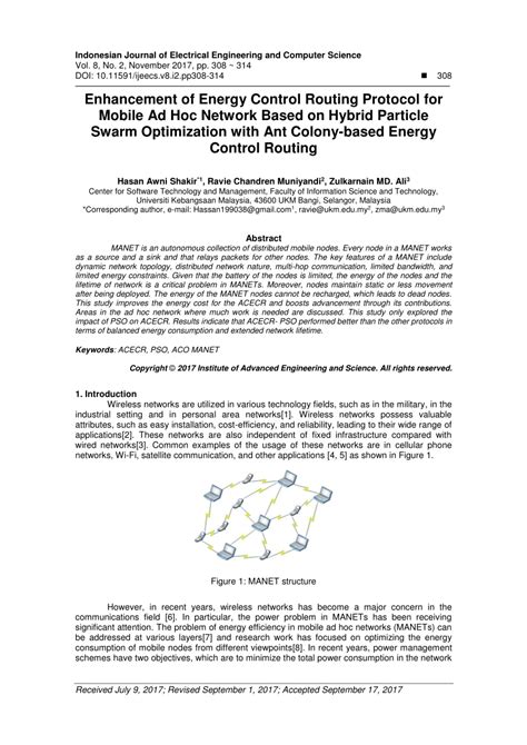 Pdf Enhancement Of Energy Control Routing Protocol For Mobile Ad Hoc Network Based On Hybrid