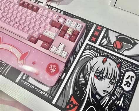 Wanted To Share My Zero Two Keyboard Setup Darlinginthefranxx