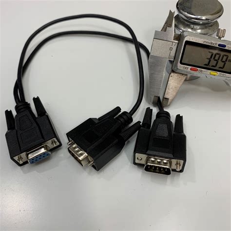 Cáp Chia Cổng Rs232c Dài 0 4m Db9 Y Splitter Cable Db9 Female To 2 Db9 Male Serial Splitter