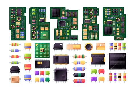 Premium Vector Semiconductor Circuit Boards Hardware Computer