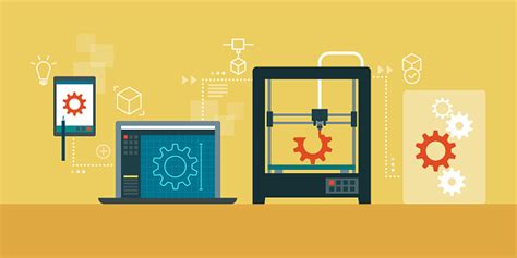 3d 프로토타이핑 및 3d 프린팅 3차원 인쇄에 대한 스톡 벡터 아트 및 기타 이미지 3차원 인쇄 3차원 형태 기어 기계 부분 Istock