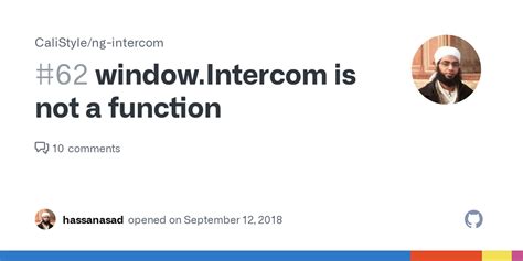 Window Intercom Is Not A Function Issue 62 CaliStyle Ng Intercom