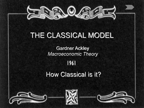Ppt The Classical Model Powerpoint Presentation Free Download Id