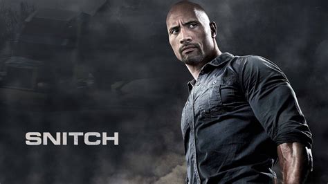 Download Dwayne Johnson Powerfully Intense In Snitch Movie Poster