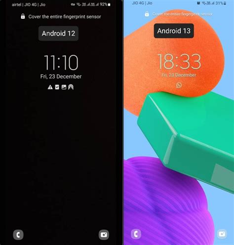 🔥 Android 12 Vs Android 13 ⚡ ️ Samsung Members