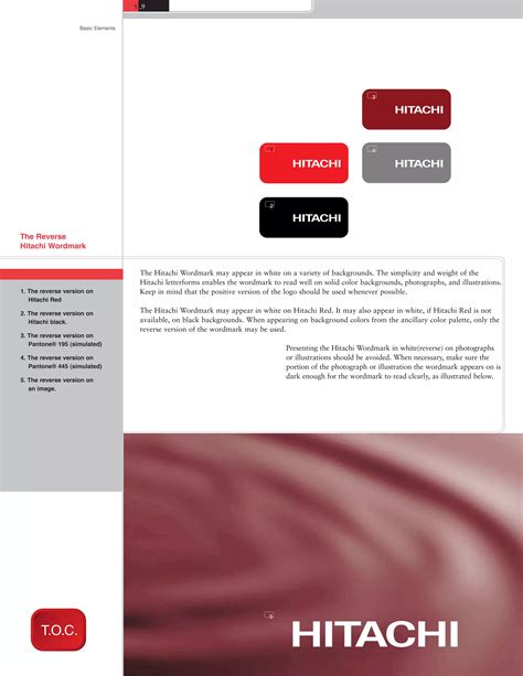 Brand Identity Hitachi Pdf