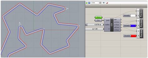 Fillet Curve With Different Internal And External Radius Grasshopper Mcneel Forum