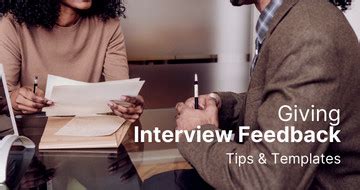 How To Give Effective Interview Feedback Tips And Templates CakeResume