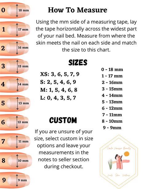 How To Measure Nails In Cm At Madison Whittell Blog