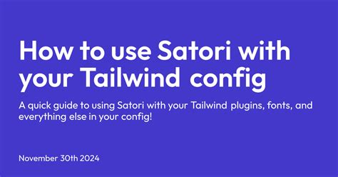 how to use satori with your tailwind config mahad kalam