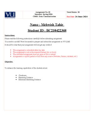 Template Sample Paper CS Sample Paper FINALTERM EXAMINATION Fall CS Data Studocu