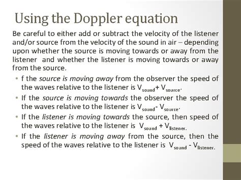 THE DOPPLER EFFECT Doppler Effect Is The Change