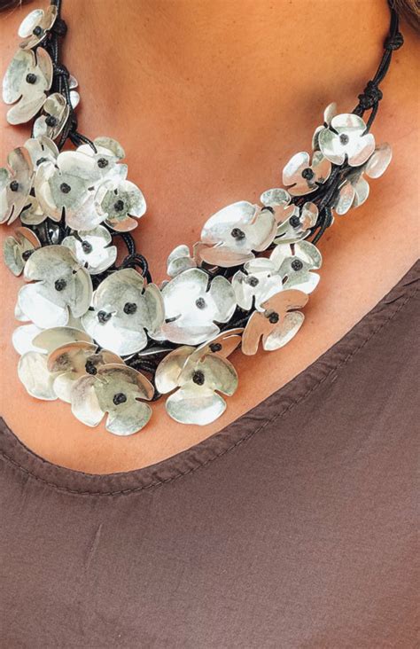 Silver Marisol Necklace Bohemians Accessories Boutique Keva