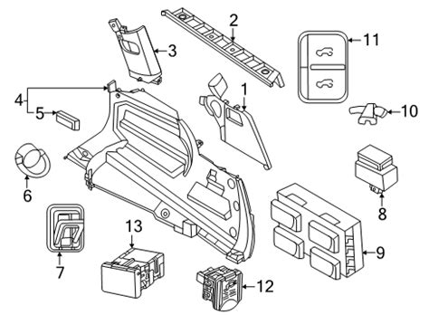 Interior Trim Quarter Panels 2025 Nissan Armada