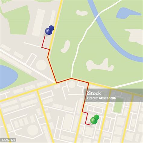 แผนที่ถนนและเส้นทาง ภาพประกอบสต็อก ดาวน์โหลดรูปภาพตอนนี้ การป้อน Pin ดัน การออกกำลังกาย