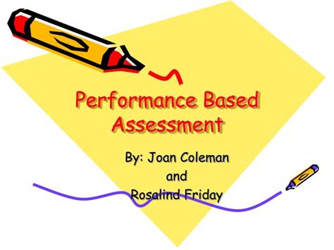 PPT Performance Based Assessment PowerPoint Presentation Free Download ID 238171