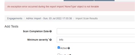 Sonarqube Api Import Still Fails When Using Owasp Dependency Check · Issue 6506 · Defectdojo