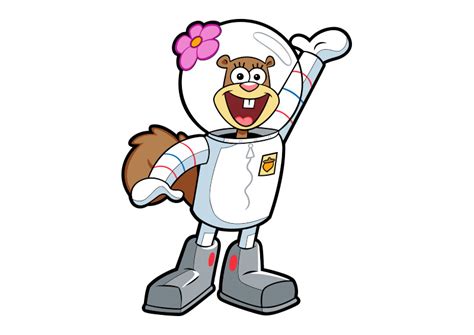 Sandy Cheeks Spongebob Free Vector Superawesomevectors