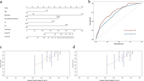 A Nomogram For Predicting 2 Year Os And 5 Year Os Of Rectal Cancer