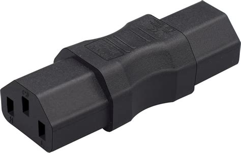 Caunla Pvc Iec320 C13 To C13 3 Hole Female Power Extension