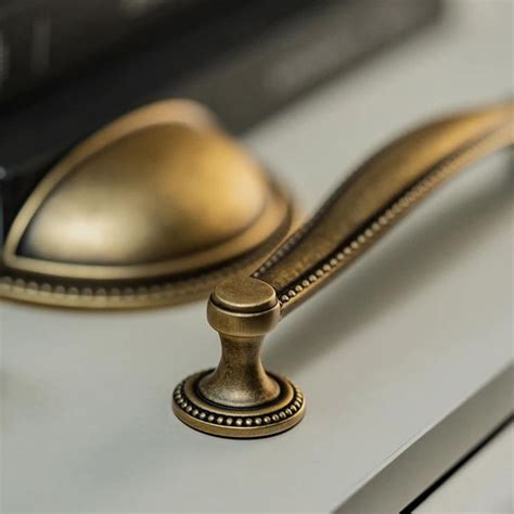 Antique Brass Cabinet Pulls Solid Brass Door Handle Cabinet Knobs Brass Knobs Traditional