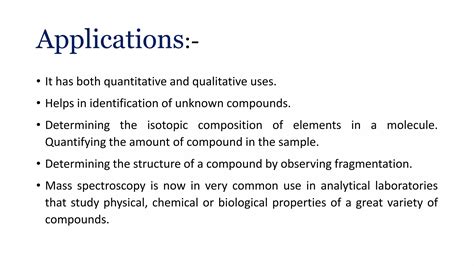 Electron Spray Ionization Esi And Its Applications Pptx Chemistry