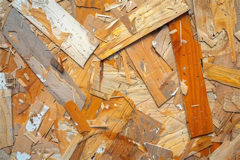 Osb Board Texture With Visible Fibers Premium Ai Generated Image