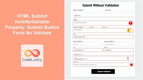Html Submit Value Property Submit Button Value Codelucky
