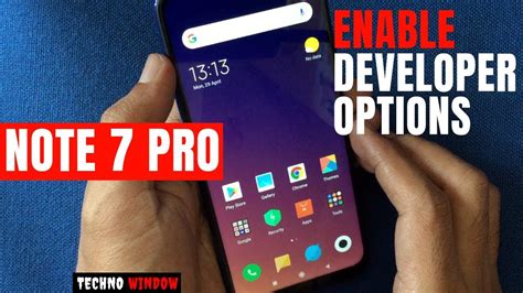 How To Enable Developer Options In Redmi Note 7 Pro Youtube