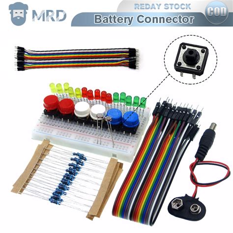 Uno R Starter Kit Compatible With Arduino IDE Basic Starter Kit Breadboard Jumper Wires