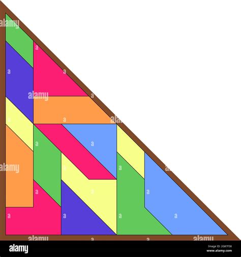 Game Brick Tetris Template On White Background Cubes Multicolored