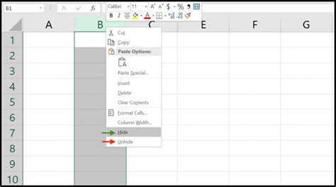 How To Unhide Multiple Columns At Once In Excel