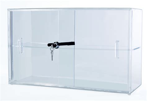 Acrylic Display Case With Sliding Doors Choice Acrylic Displays