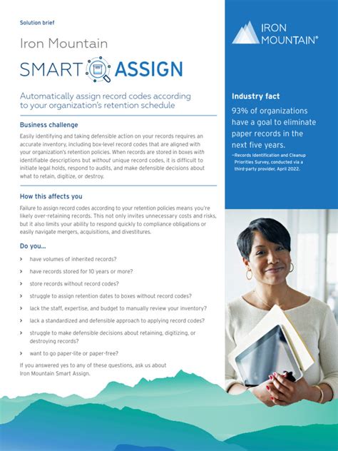 Smart Assign Solution Brief Pdf Information Inventory