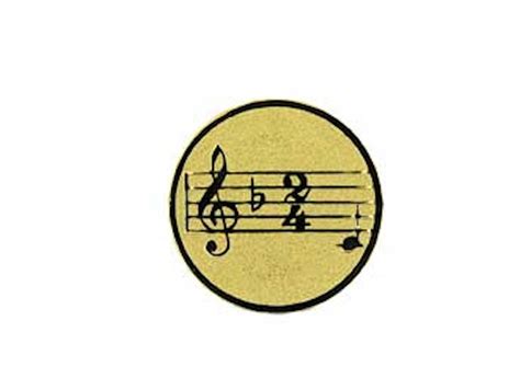 Køb Musik Noder 25 Mm Hos Jydsk Emblem Fabrik A S