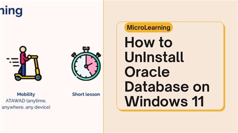 How To Uninstall Oracle Database On Windows Step By Step Guide Youtube