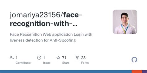 Face Recognition With Liveness Web Login Encode Faces Py At Master Jomariya Face